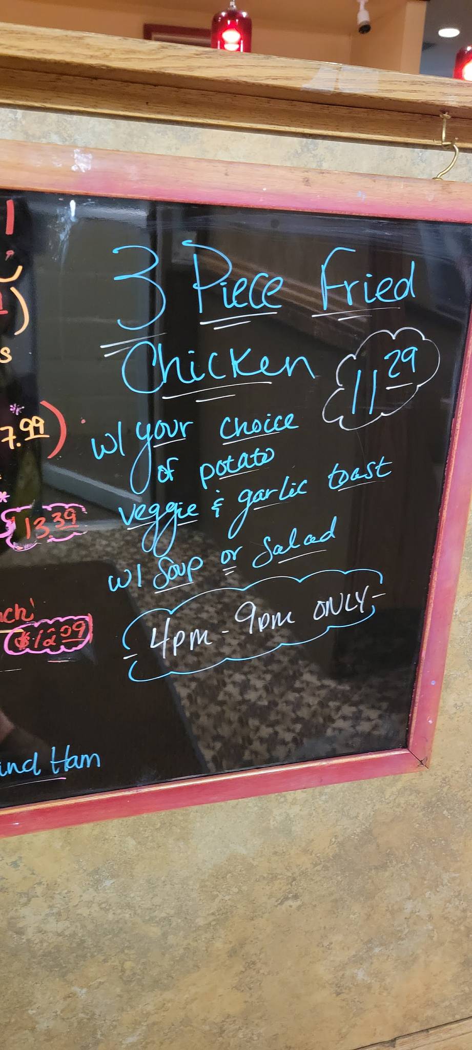 Menu at Fat Daves restaurant, Vancouver