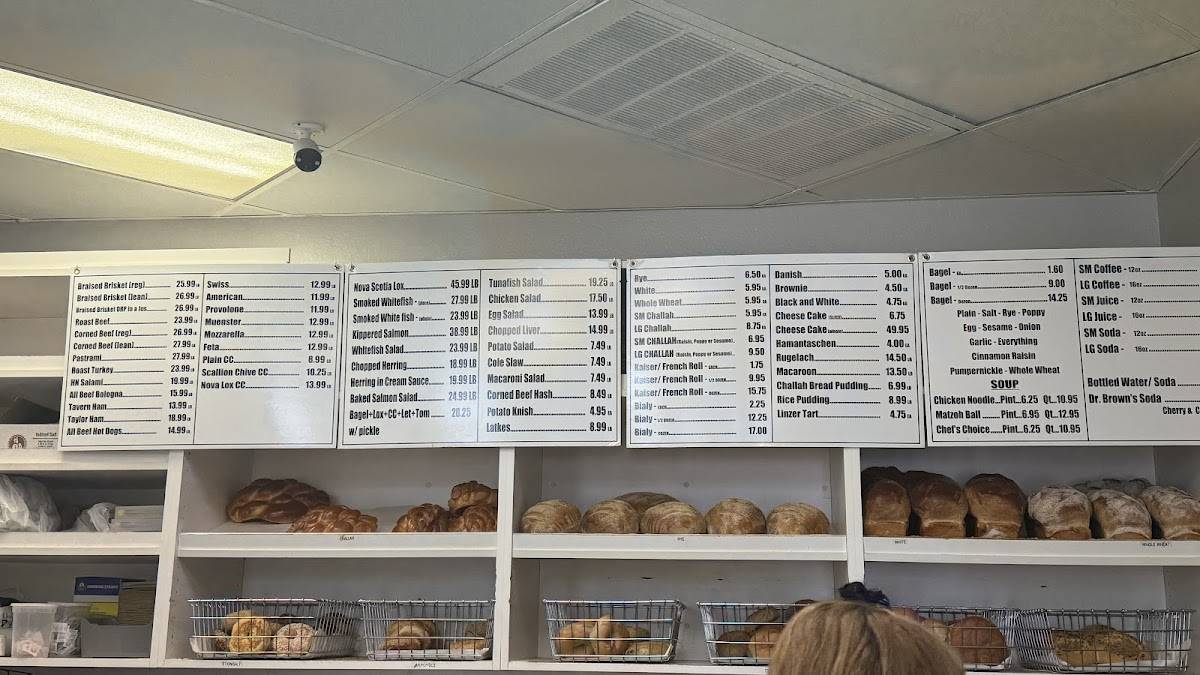 Menu at Fisher’s Deli (formerly Weiss Deli) restaurant, Henderson