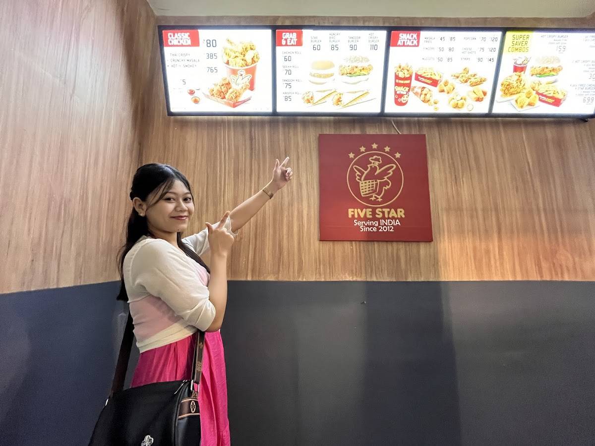 Menu at Five star fried chicken, Vadakkencherry