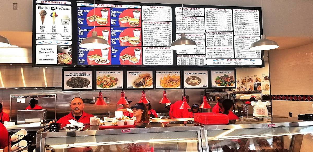 Menu at Flying Burger & Seafood Texarkana restaurant, Texarkana