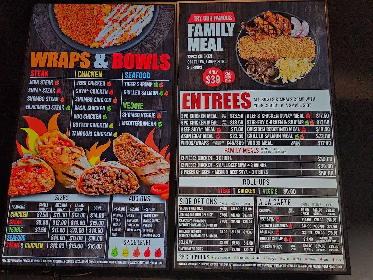 Menu at Get Grill restaurant, Mississauga, Mavis Rd Unit 8