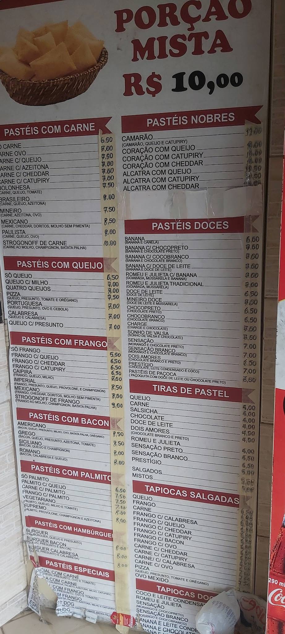 Menu at Good Pastéis, Pinhais