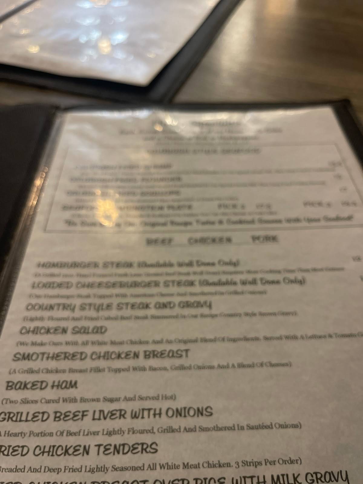 Menu at Gravy Southern Eatery restaurant, Calabash