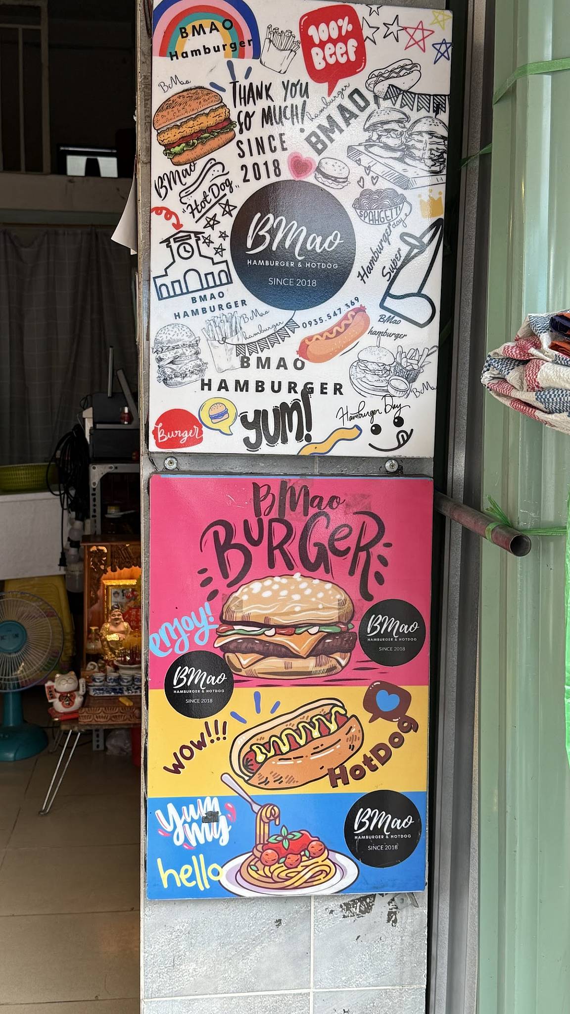 Menu at Hamburger BMao Since 2018 restaurant, Ho Chi Minh City