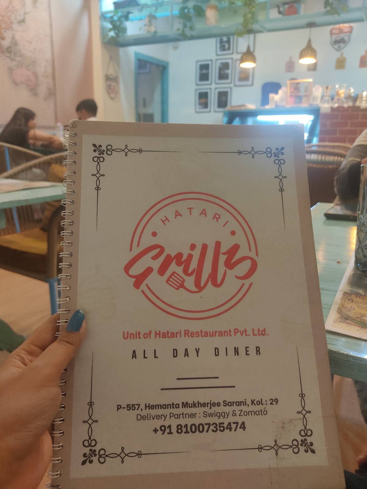 Menu at Hatari Grillz Continental Restaurant, Kolkata