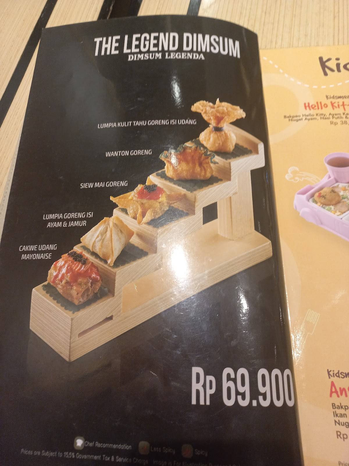 Menu at Imperial Kitchen & Dimsum - The Amboja restaurant, East Jakarta