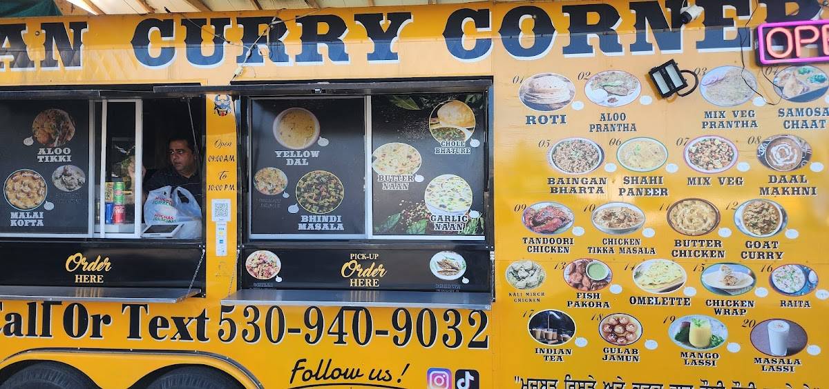 Menu at Indian Curry Corner restaurant, Corning