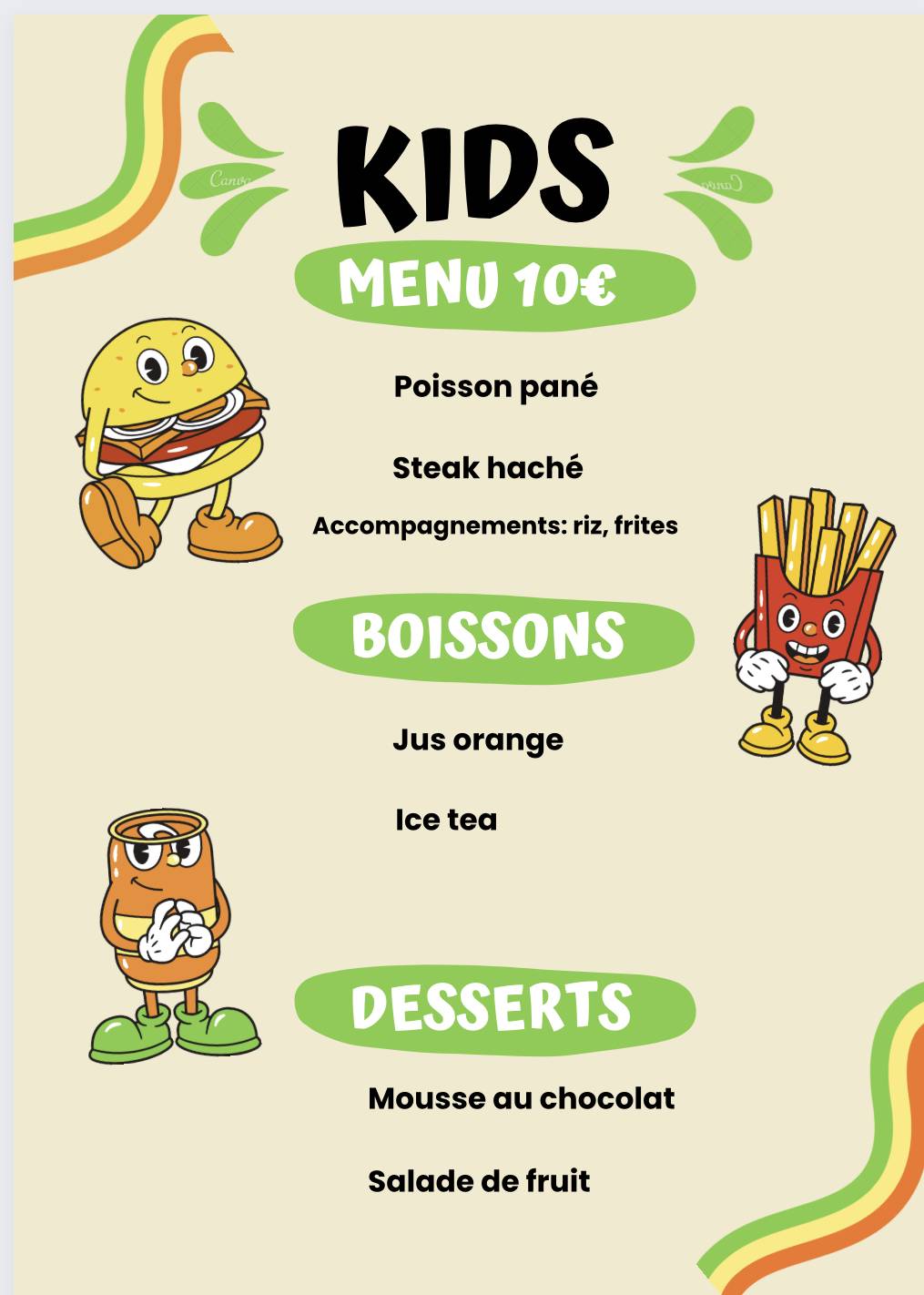 Menu au Restaurant Casita, Rosny-sous-Bois