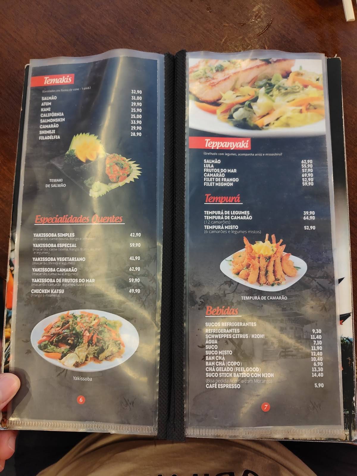 Menu em Kenzuyy Sushi restaurante, Embu das Artes