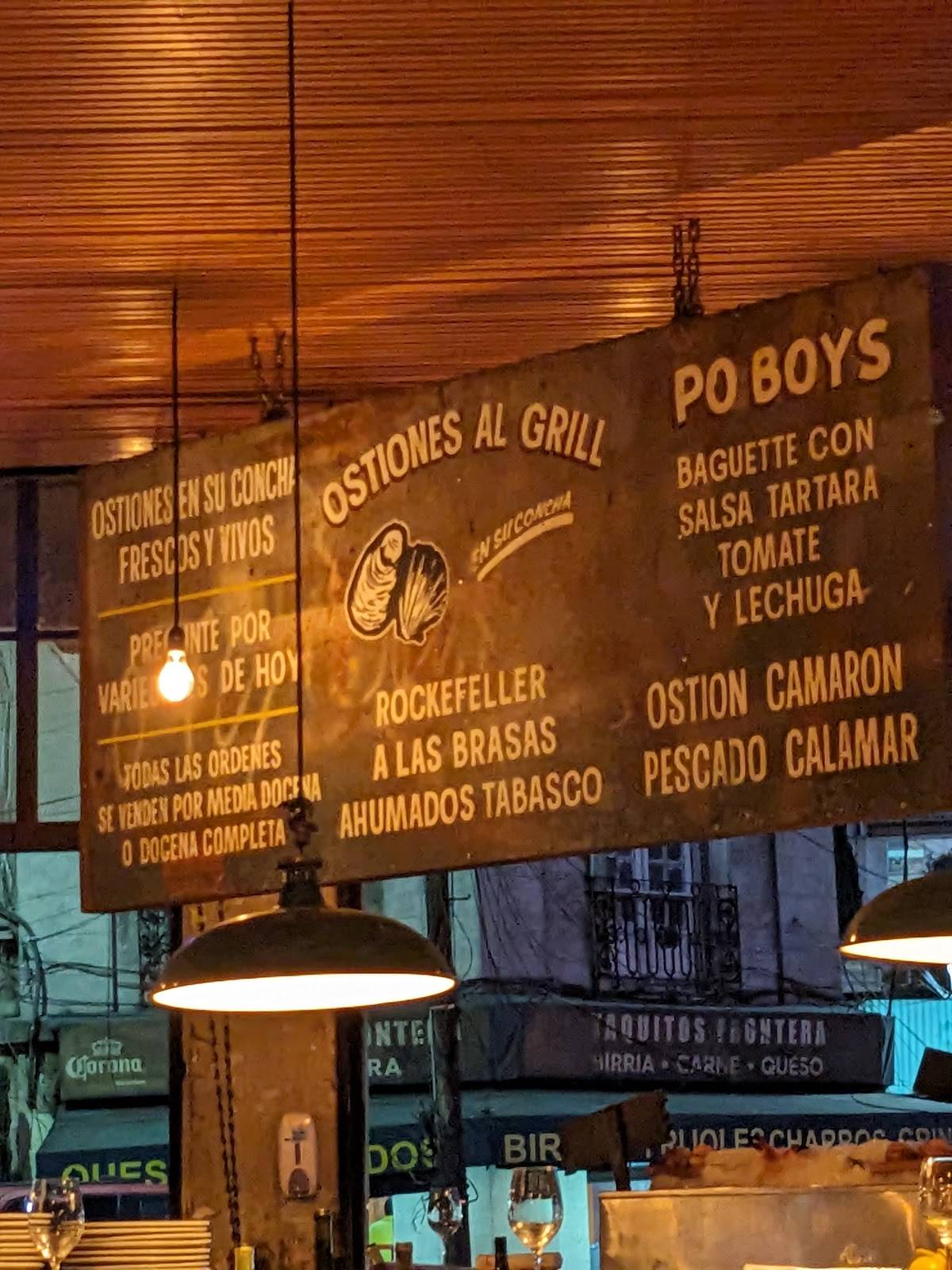 Menu at La Docena restaurant, Ciudad López Mateos, Av. Álvaro Obregón 31