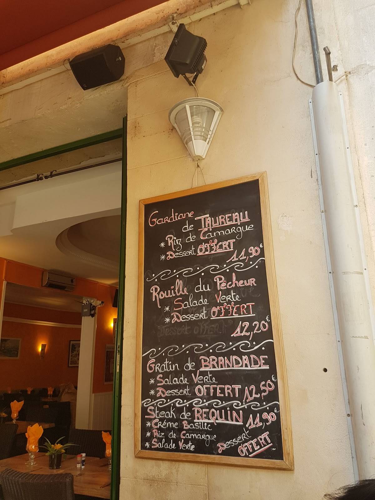 Carta de Restaurant "Le P'tit Nîmois", Nimes