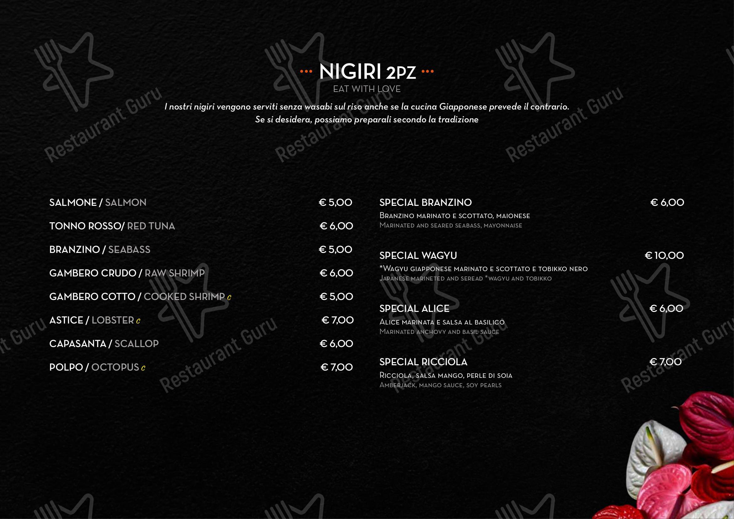Menu da Legami Sushi & More Bergamo ristorante, Bergamo
