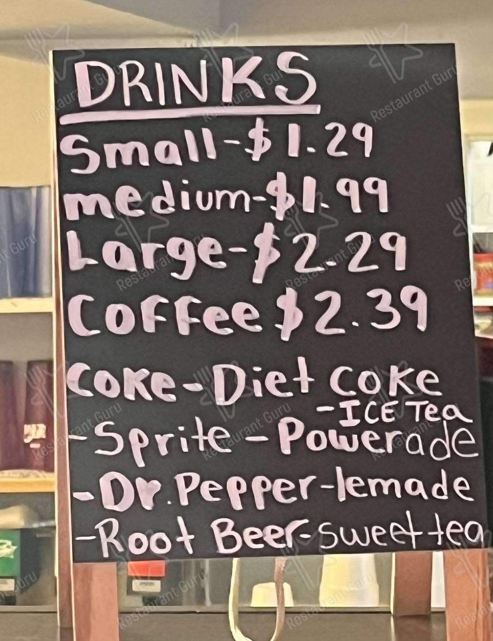 Menu at Loaded Burger, Beaver