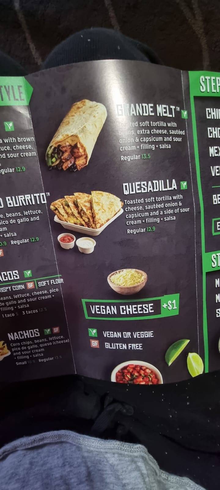 Menu at Mad Mex Rockdale Plaza restaurant, Rockdale