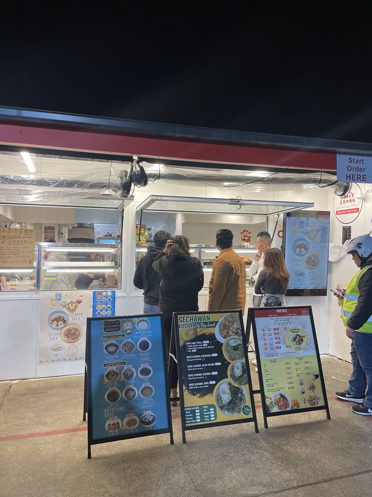 Menu at Malaysian Food Truck restaurant, Homebush