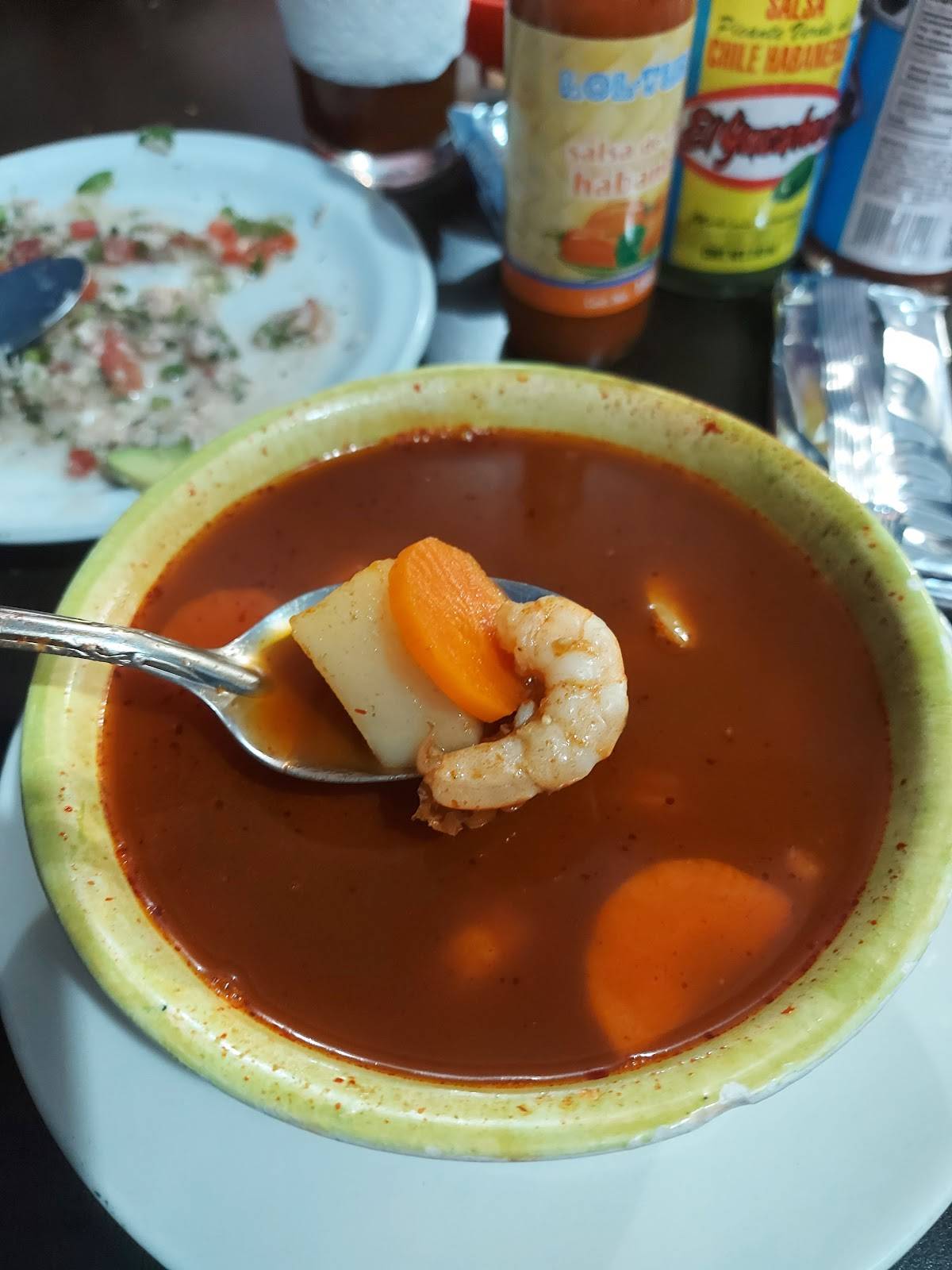 Carta del restaurante Mariscos "Saúl", Toluca del Lerdo