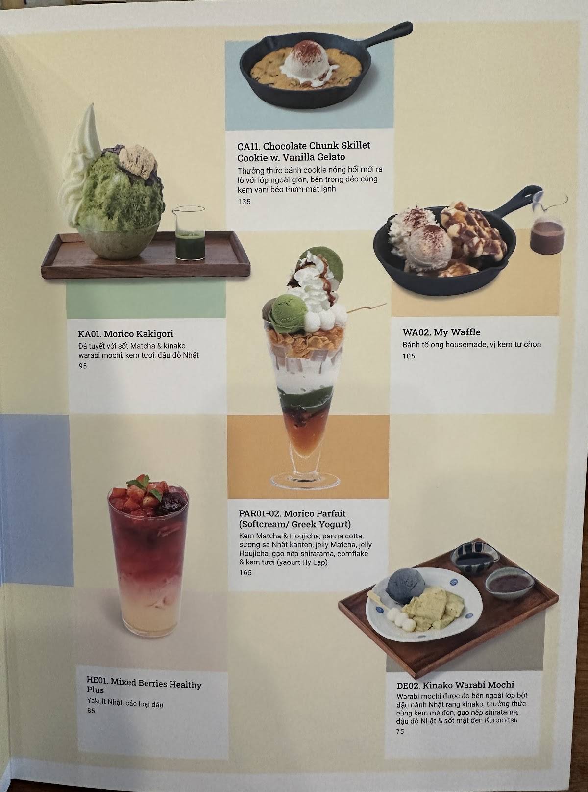 Menu at Morico Saigon Pearl restaurant, Ho Chi Minh City, 92 Đ. Nguyễn ...
