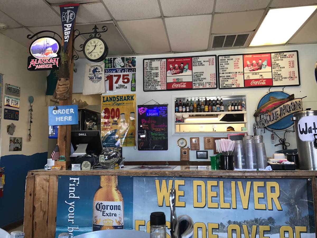 Menu at Mr Fish Fish & Chips restaurant, Yuma