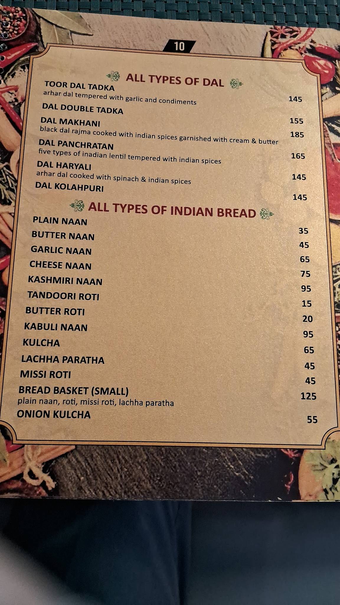 Menu at Navaratna Veg Restaurant Sahadat pura mau SBI Bank main branch, Mau