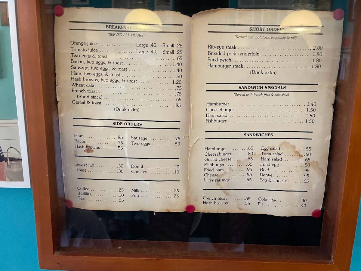 Menu at Our Kitchen restaurant, Minneapolis