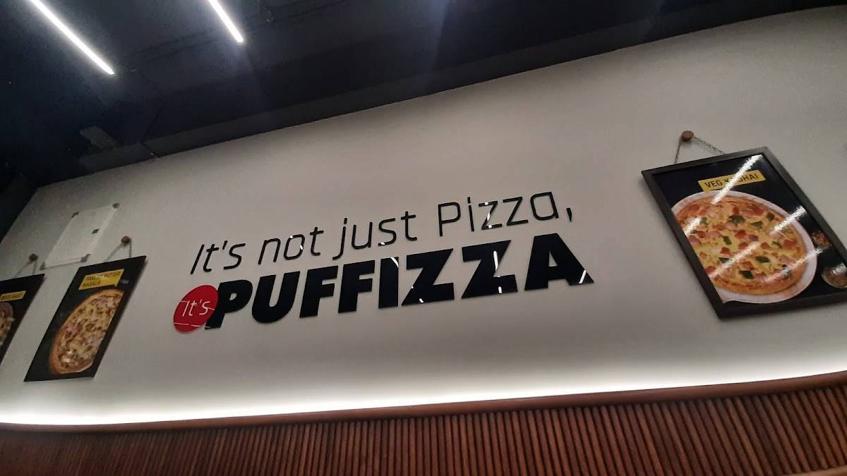 Menu at Puffizza, Surat