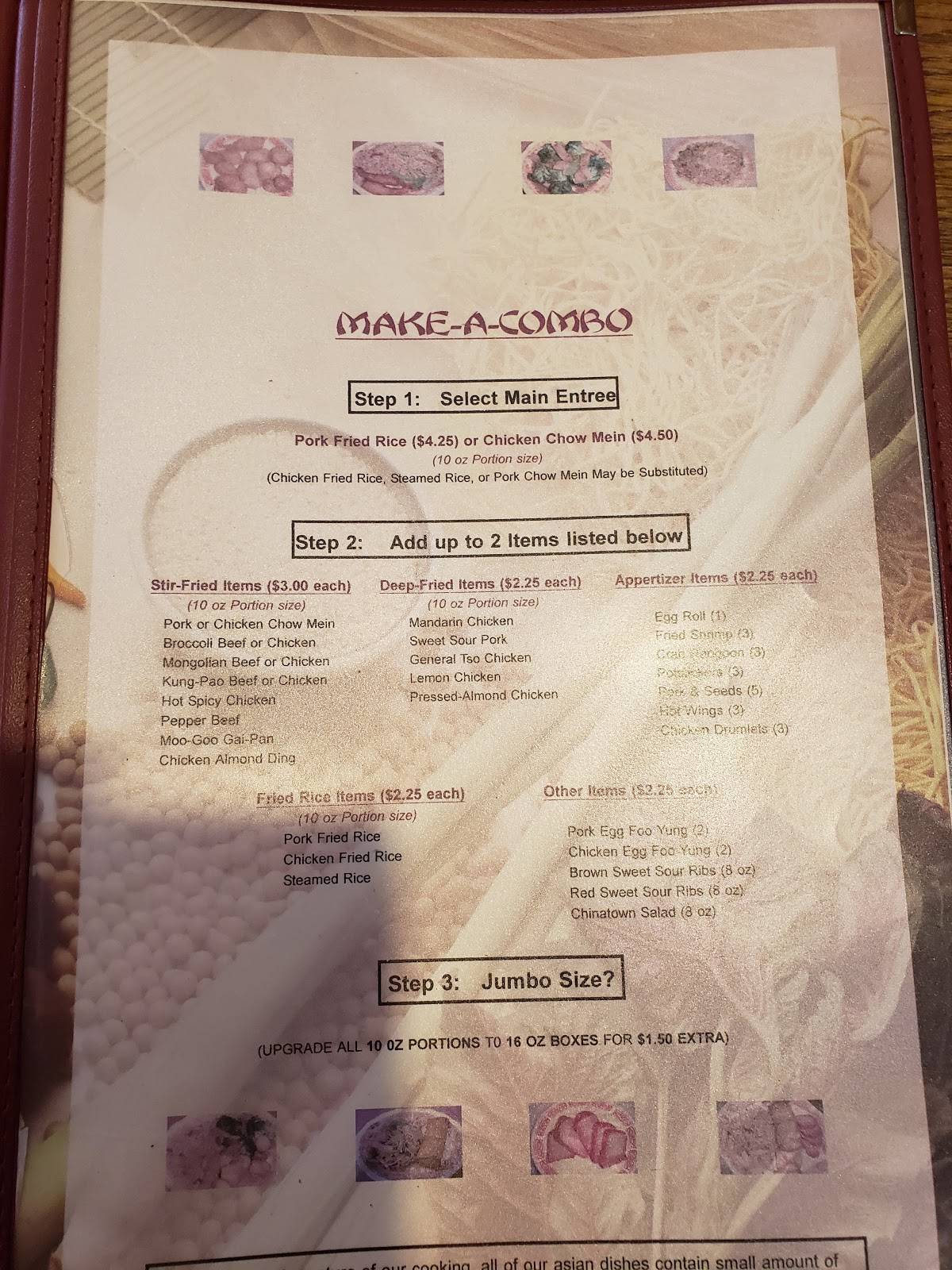 Menu at Quik Wok Restaurant, Boise, W Overland Rd