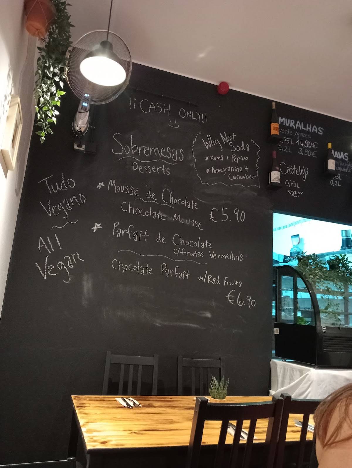 Menu at Restaurante Jacaranda, Praia da Luz