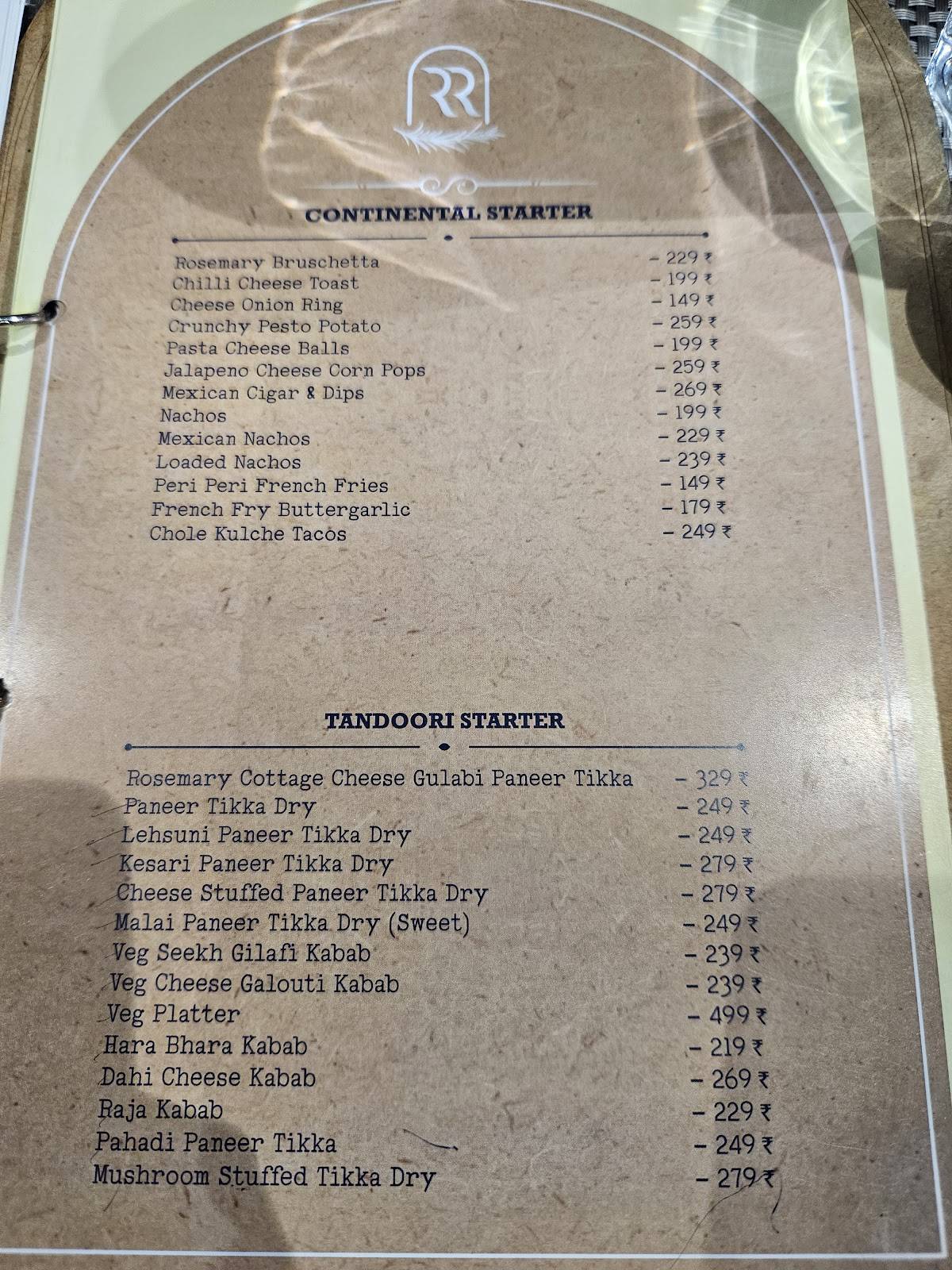 Menu at Rosemary Restaurant & Banquet, Ahmedabad