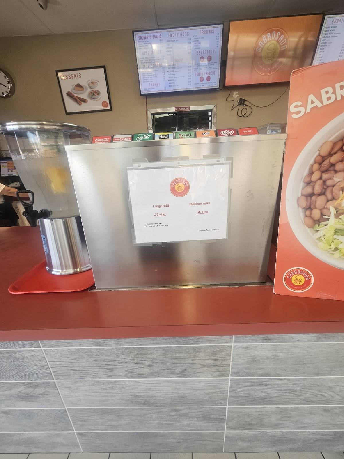 Menu at Sabrosada Fresh Mexican Food restaurant, Fountain Valley ...