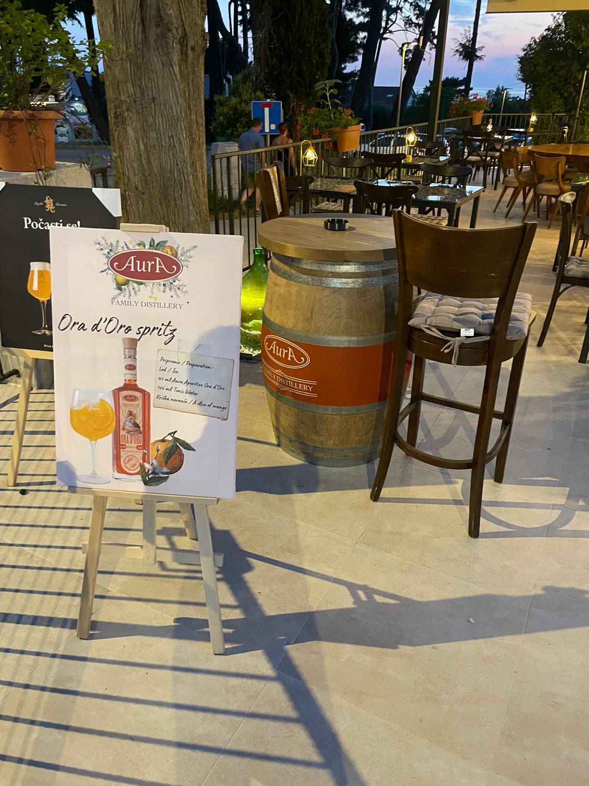 Menu at Sai Bon restaurant, Poreč