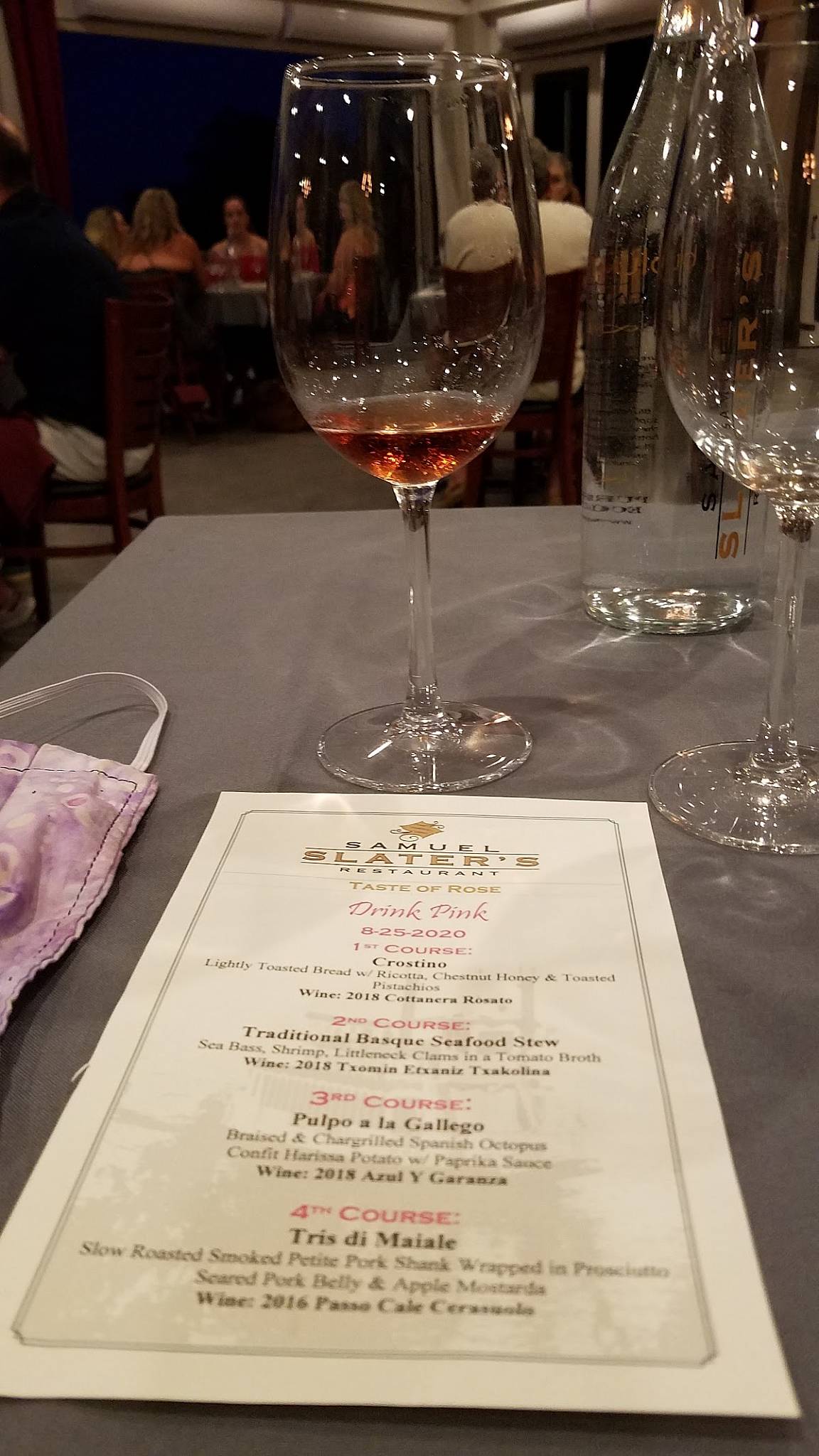 Menu at Samuel Slater's Restaurant, Webster