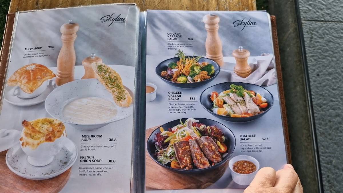 Menu at Skyline Best View Resto restaurant, Bandung