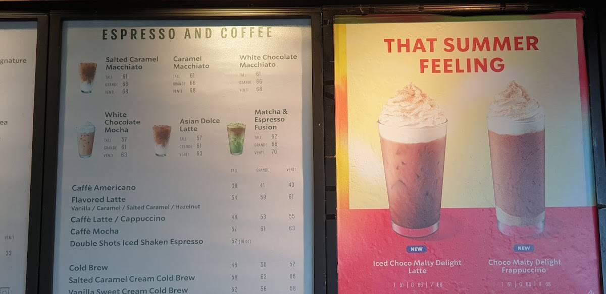 Carta del restaurante Starbucks Drive-Thru Bez Plaza Gading Serpong, Cihuni