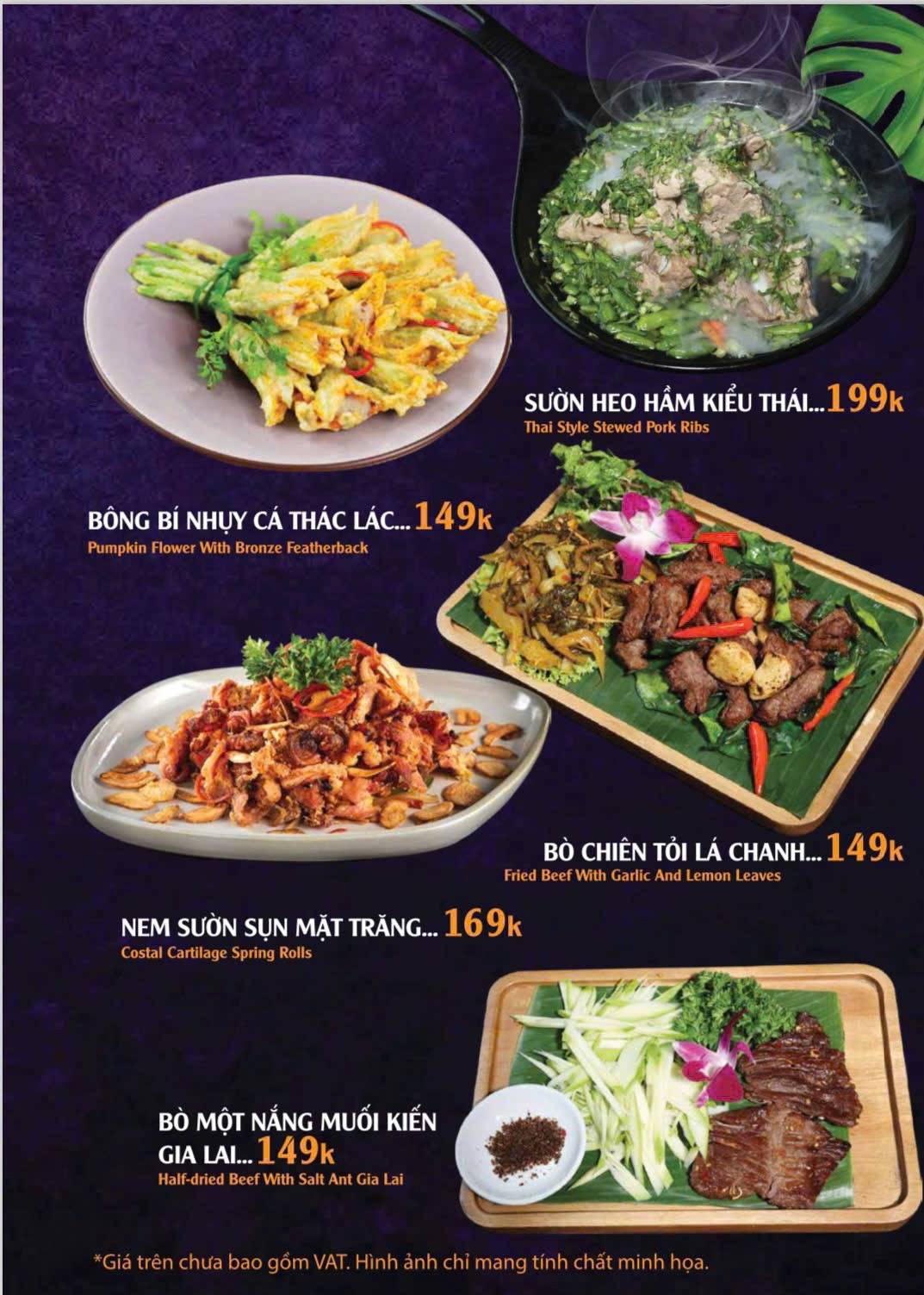 Menu at Sườn Muối Ớt Tân Phú restaurant, Ho Chi Minh City, 171 Thoại ...