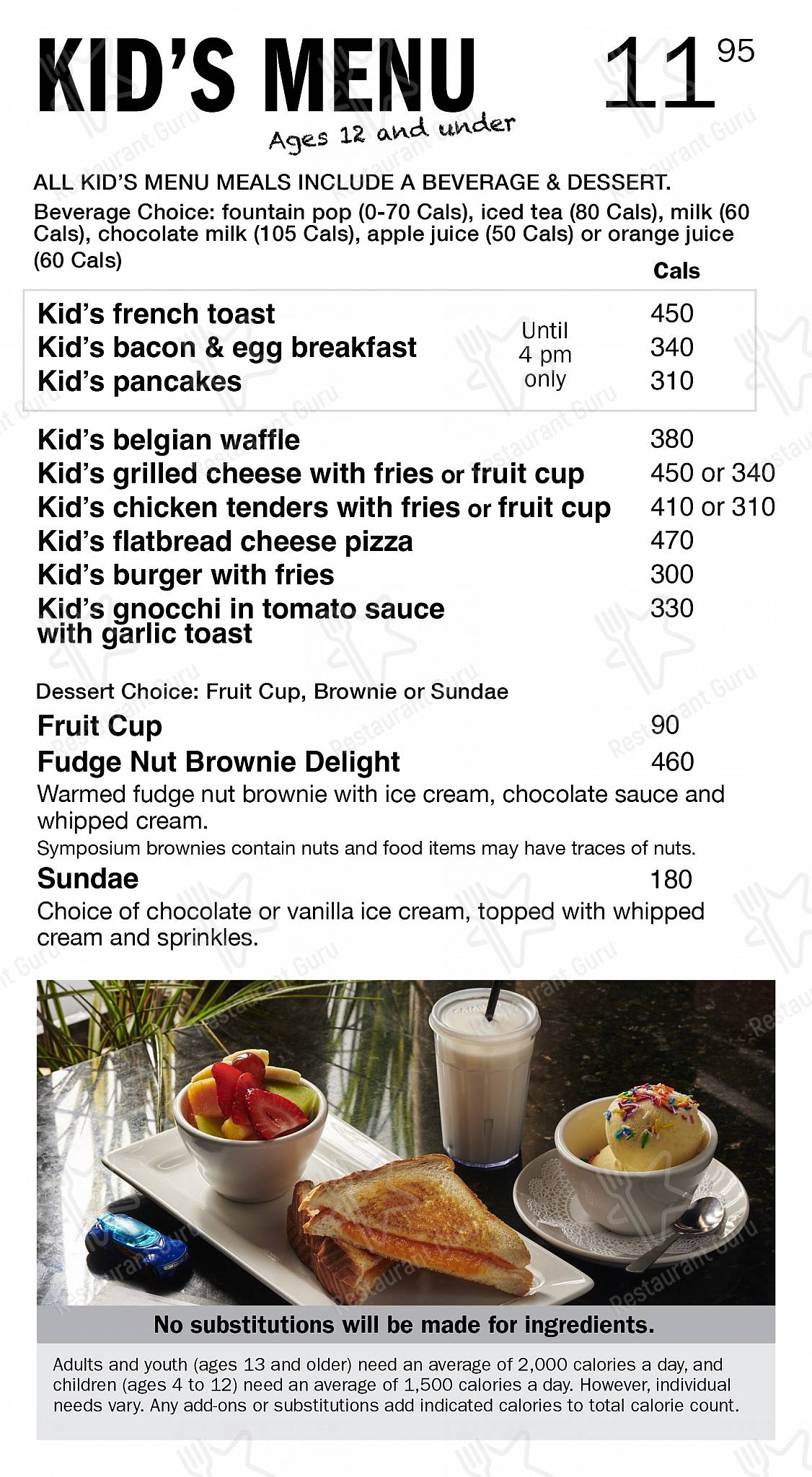 Menu at Symposium Cafe Restaurant Cobourg, Cobourg, 965 Elgin St W