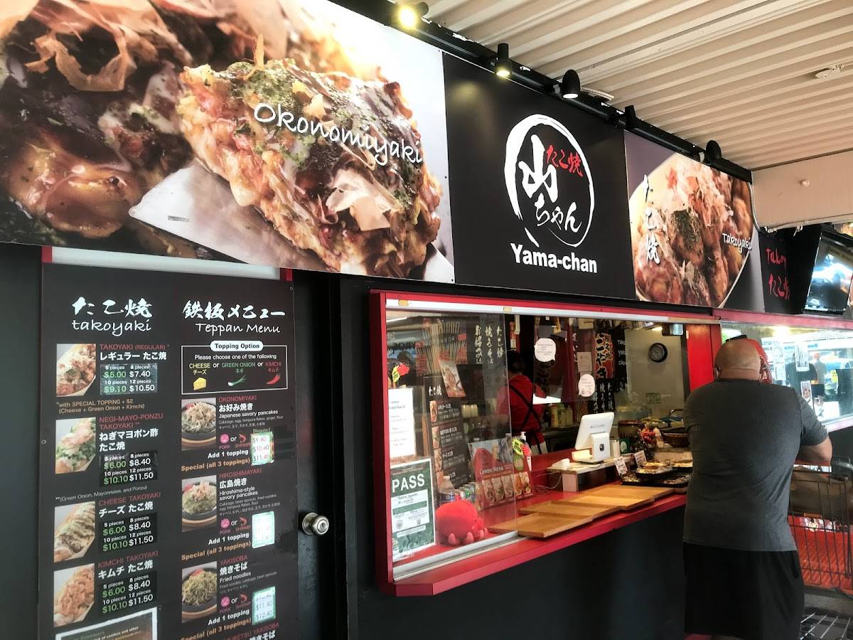 Menu at Takoyaki Yama-chan restaurant, Honolulu