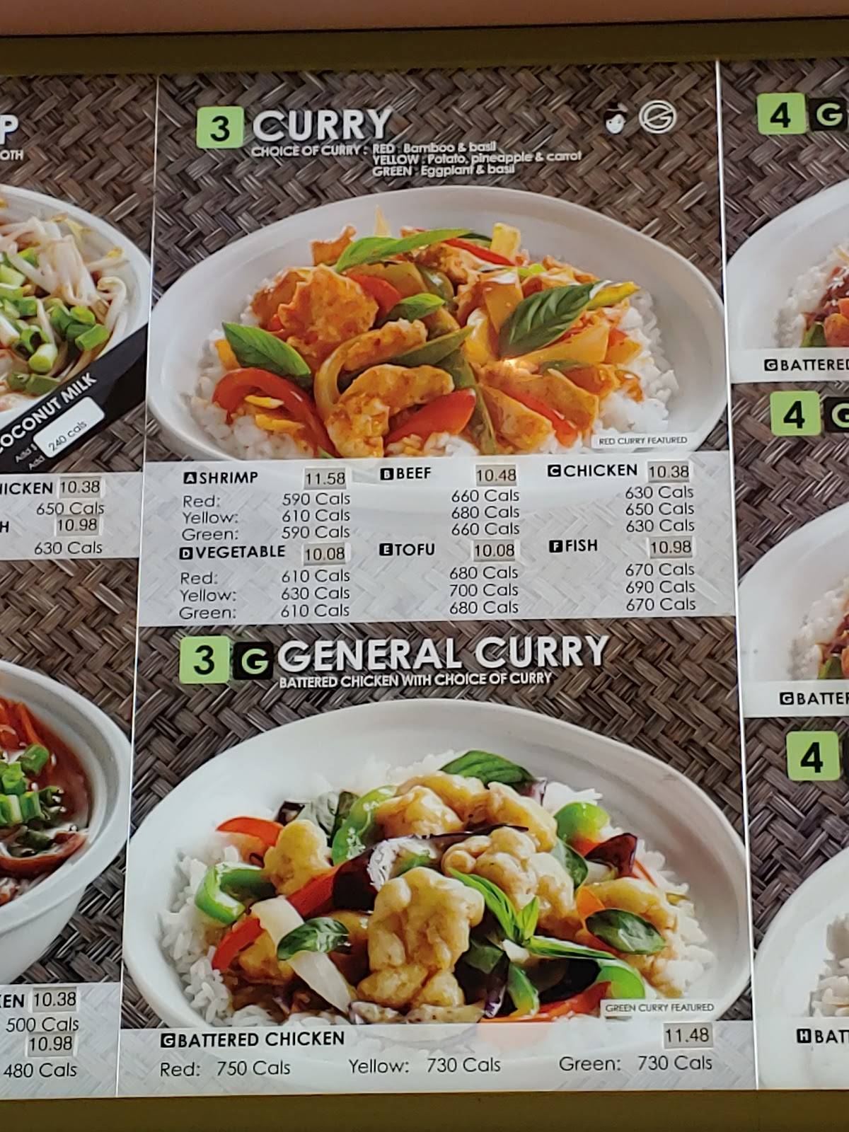 Menu at Thai Express Restaurant Waterloo, Waterloo