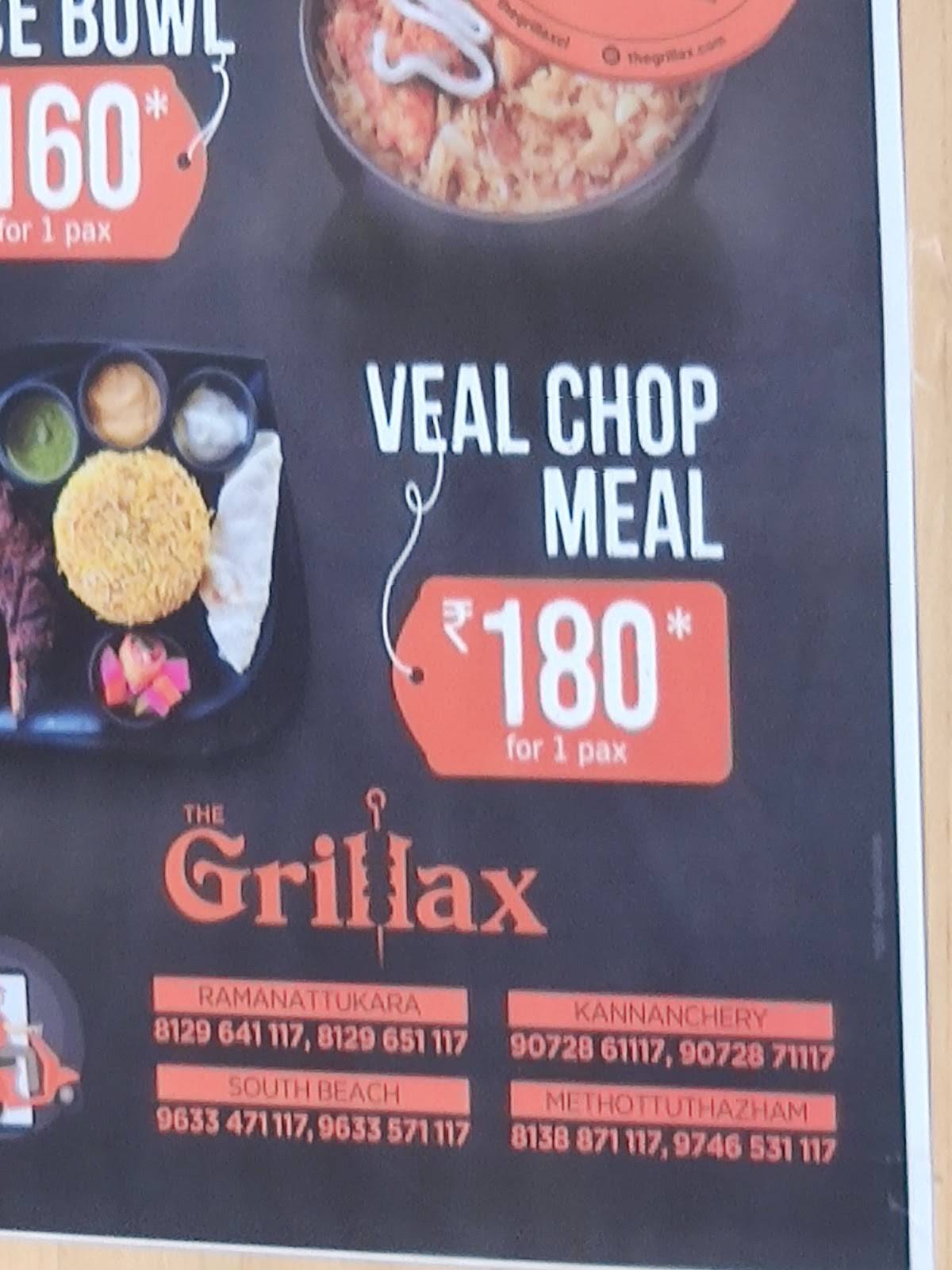 Menu at The Grillax Kannanchery, Kozhikode