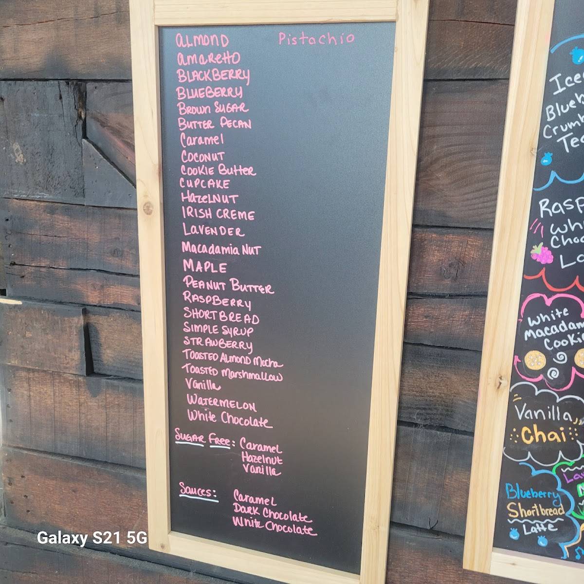 Menu at The Rustic Blend Cafe, Windber