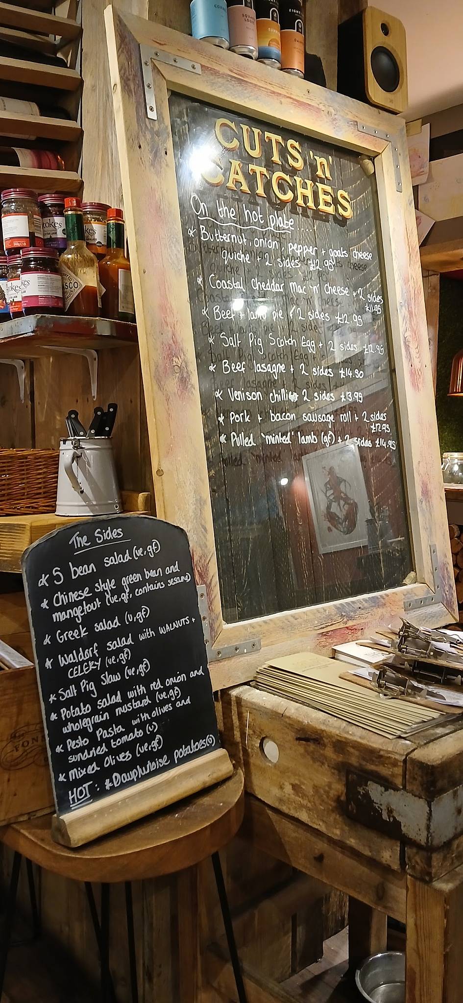 Menu at The Salt Pig Too restaurant, Swanage