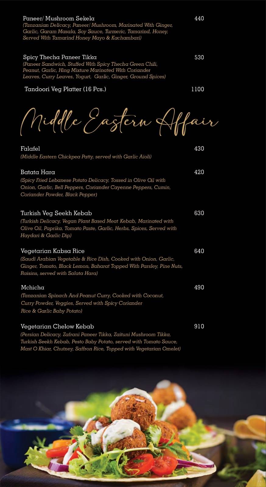 Menu at The Villa Exotic Sips & Cuisine, Mumbai