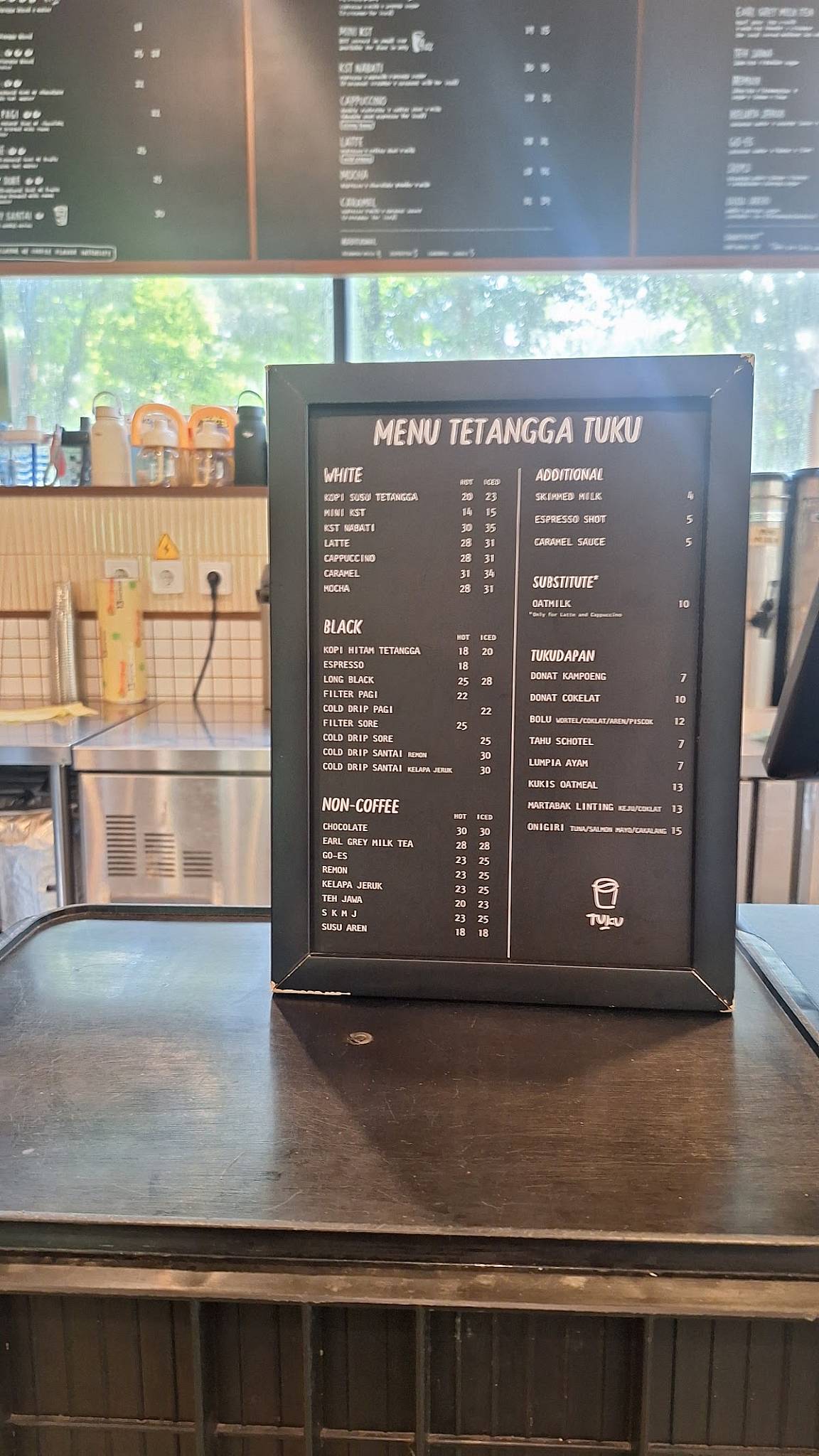 Menu at Toko Kopi TUKU - GBK, Senayan, Central Jakarta