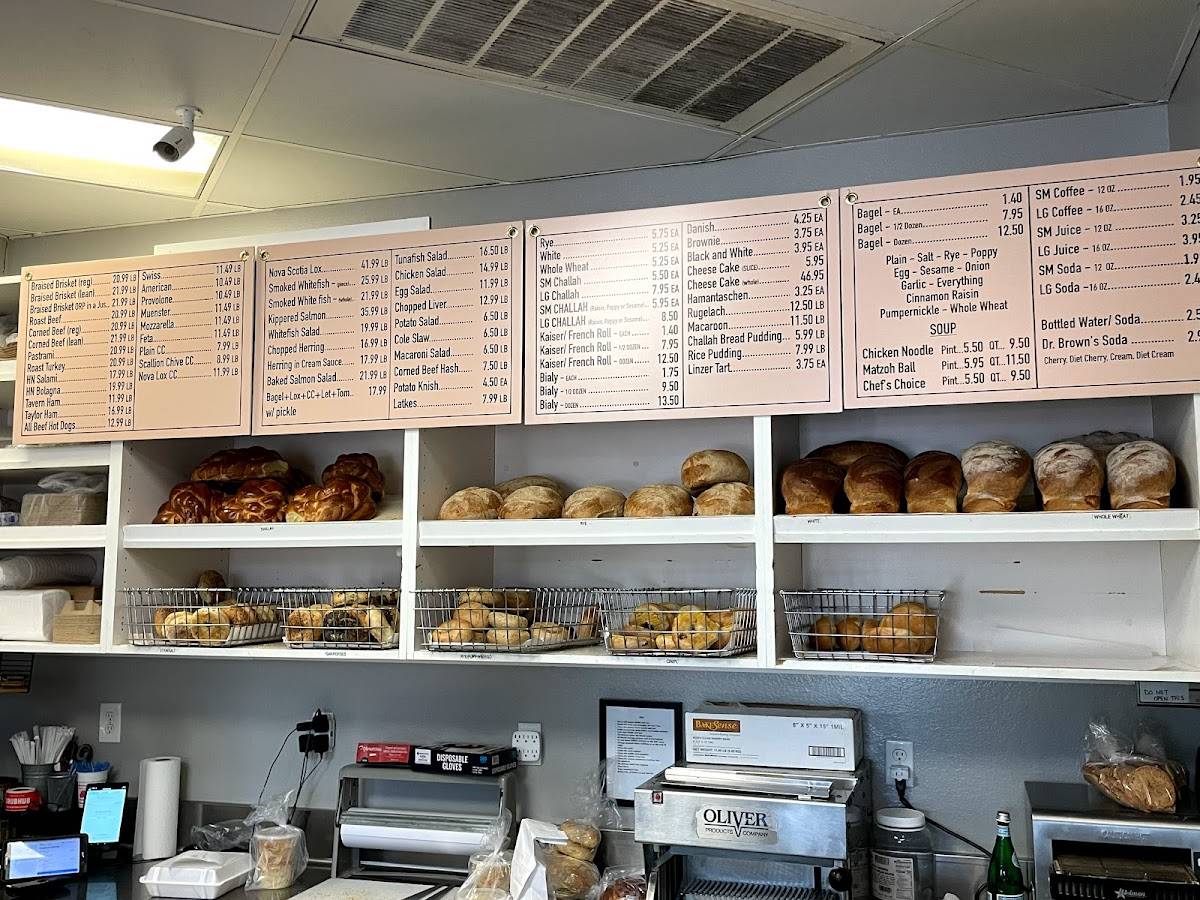Menu at Weiss Deli restaurant, Henderson