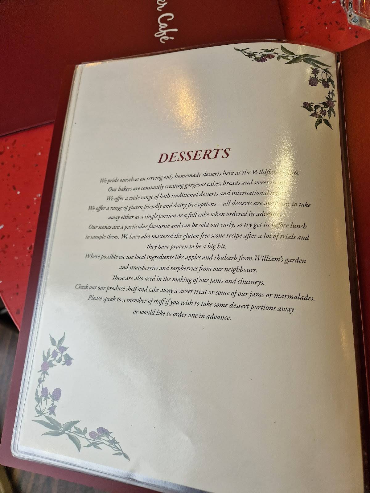 Menu at Wildflower Cafe, Ireland, Beechdale Garden Centre
