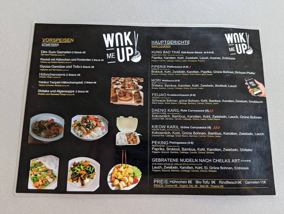 Speisekarte von Wok me Up restaurant, Perl