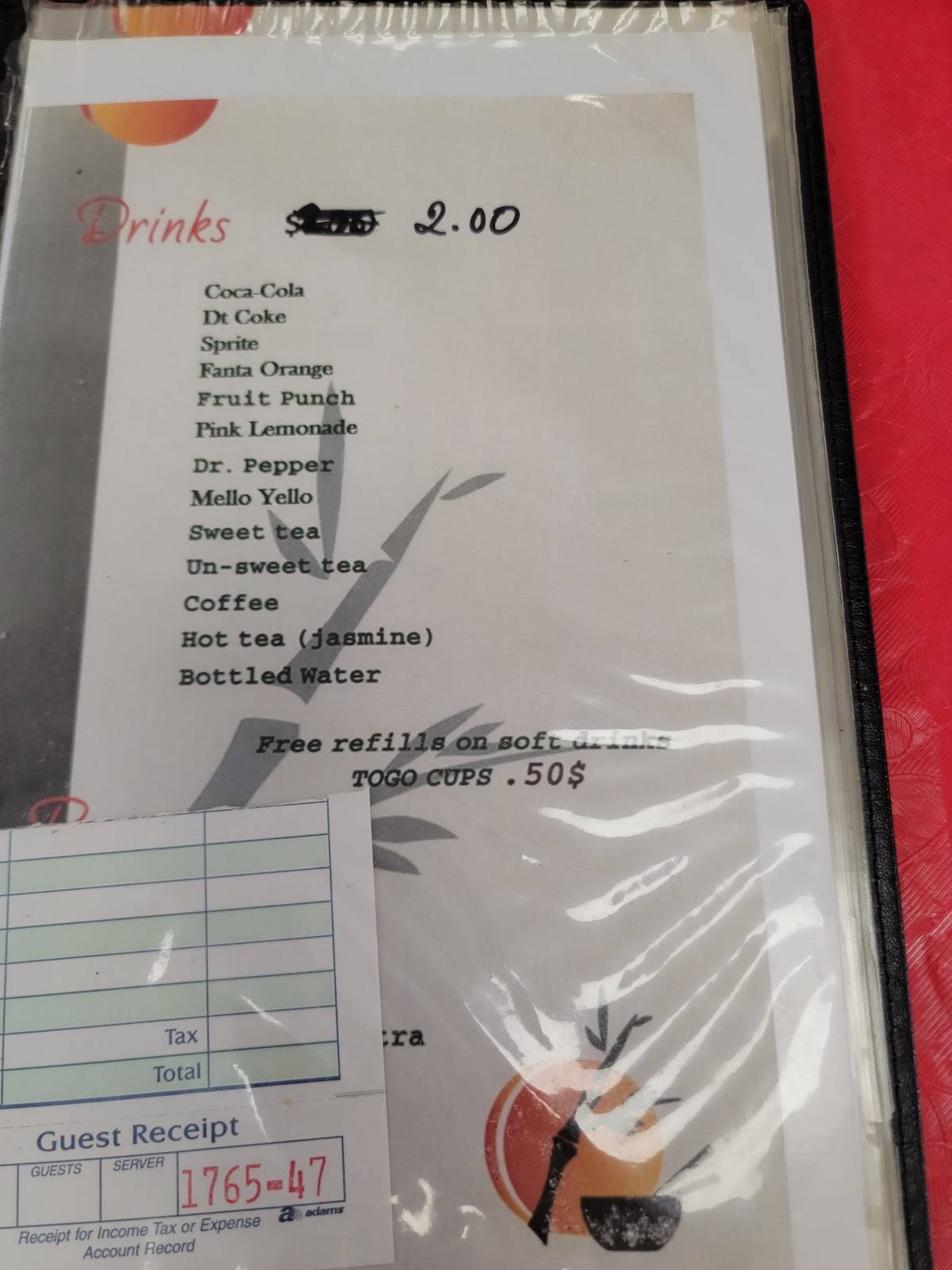 Menu at Yuki Express: Japanese Cuisine restaurant, Bainbridge, Frontage Rd