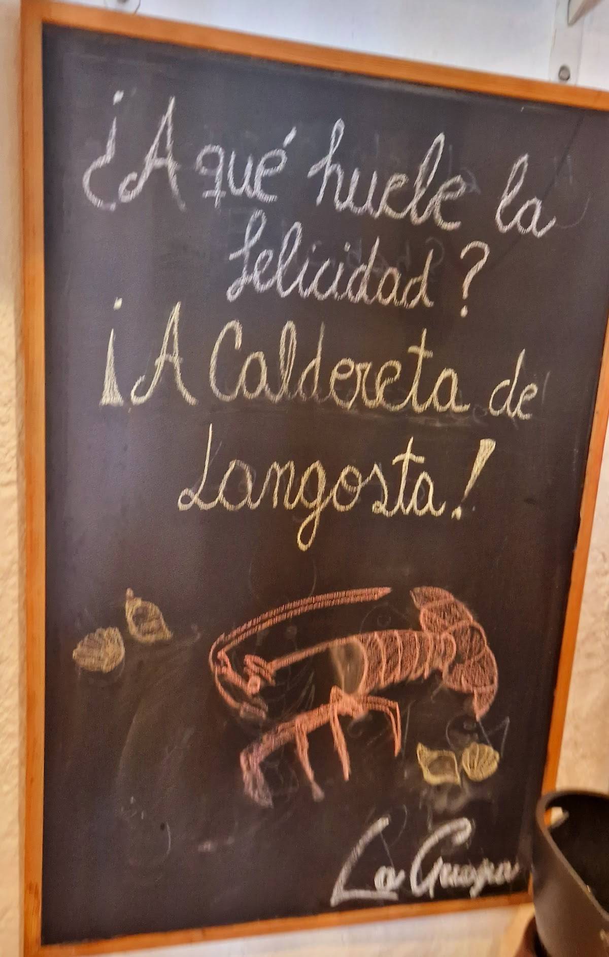 Menu at Restaurante La Guapa Fornells (cerrado por vacaciones), Fornells