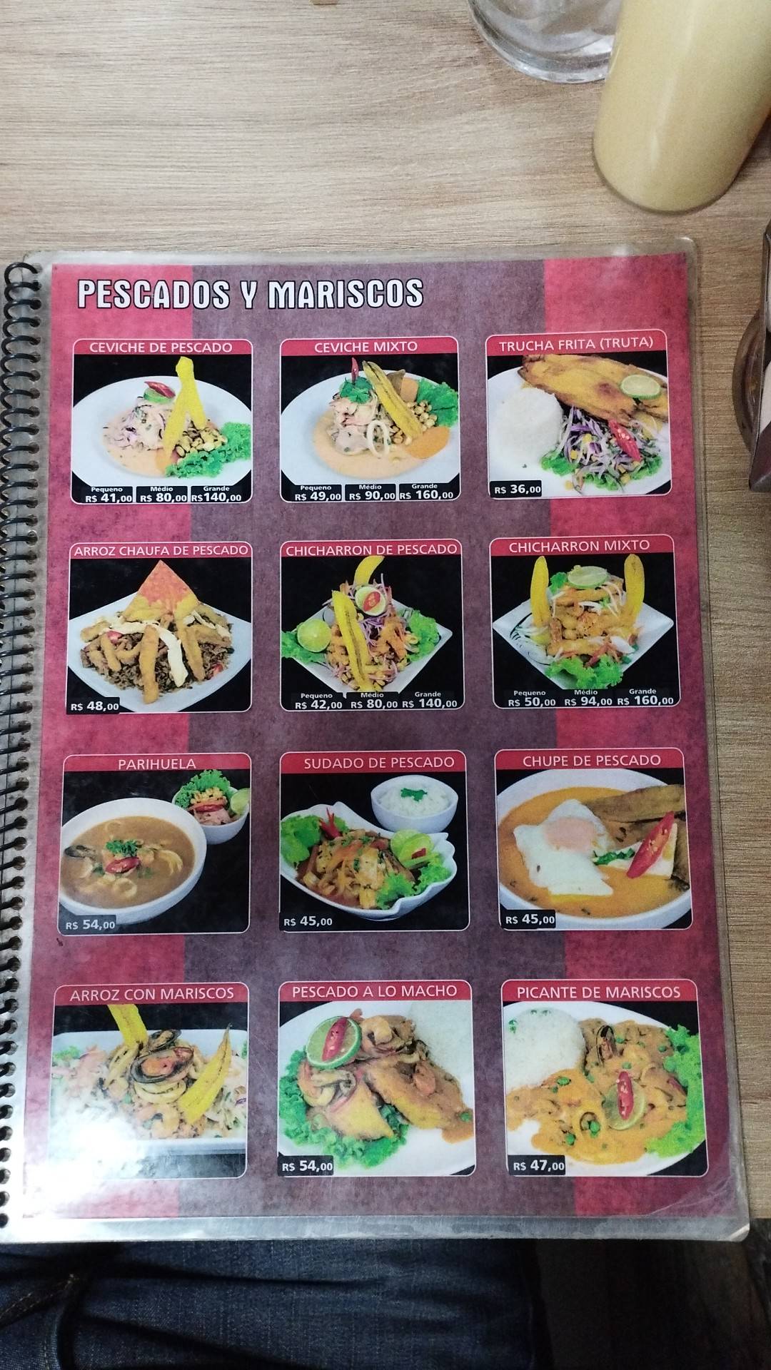 Menu em Restaurante Sabor Peruano, São Paulo