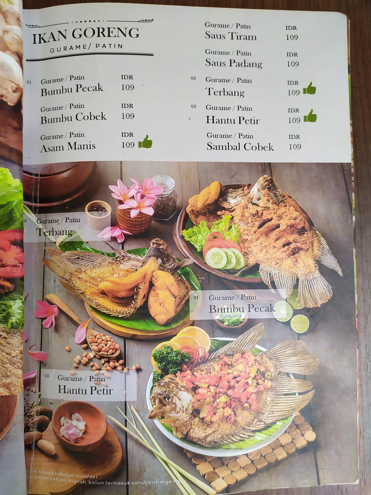 Menu at Restoran Saung Wulan Tambun Bekasi restaurant, Bekasi Regency ...