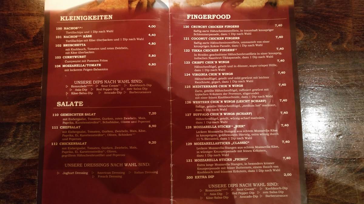 Speisekarte von Restorant Port restaurant, Stade
